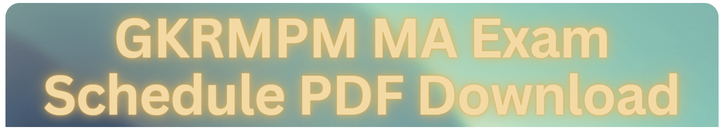 Kamla Devi Rathi Mahila PG Mahavidyalaya MA Time Table 2025 जारी | कमला ...